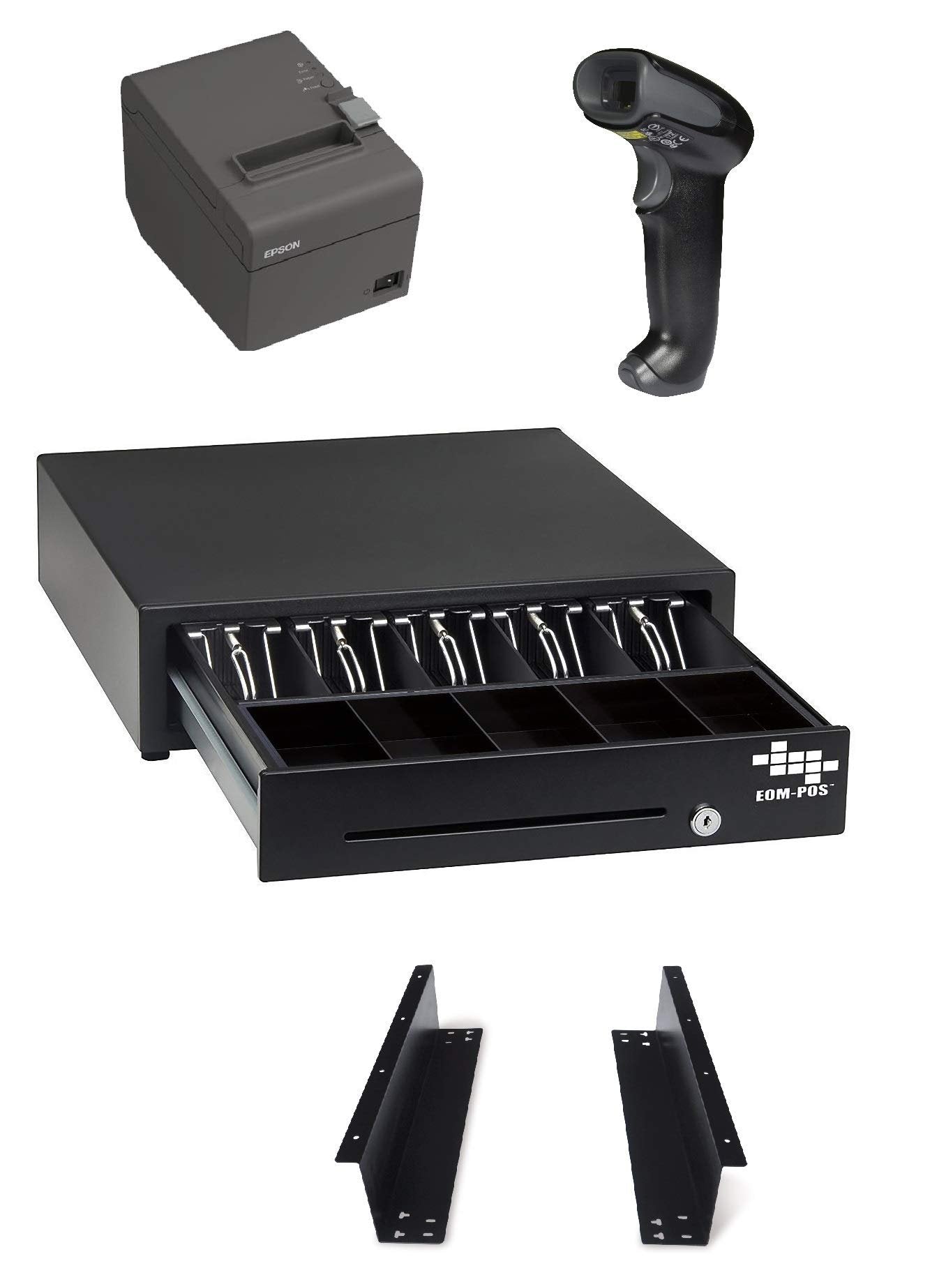 POS Hardware Bundle for Square - Cash Drawer, Thermal Receipt Printer ...